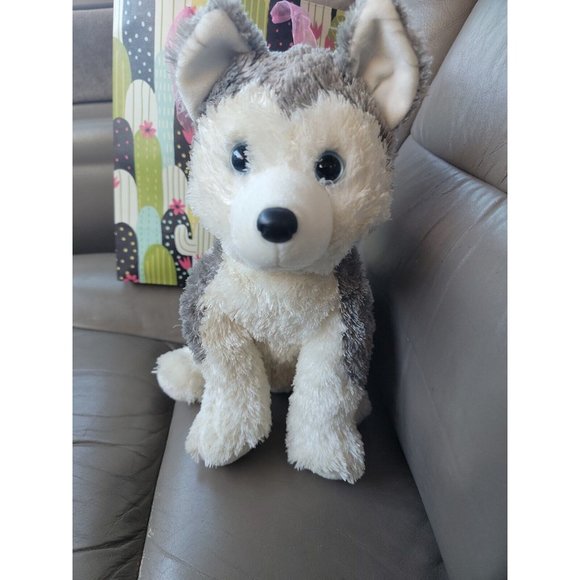 Ty | Toys | 209 Ty Classic Slush Husky Realistic White Gray Plush ...